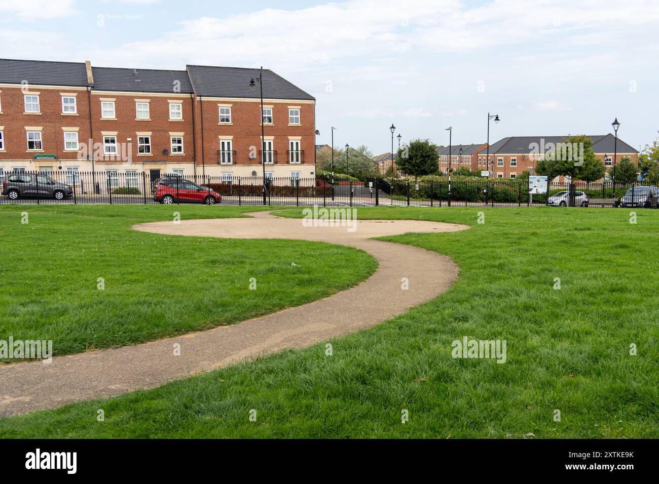 Westoe, South Shields, South Tyneside, UK. Site of the former Westoe ...