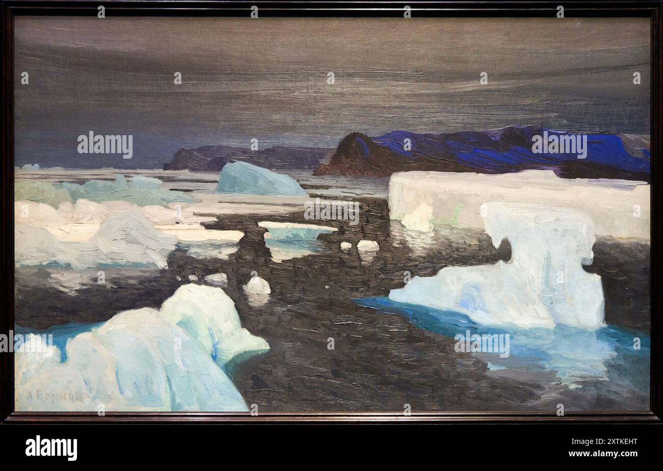 Alexandre sergejewitsch borisoff les glaciers hi-res stock photography ...