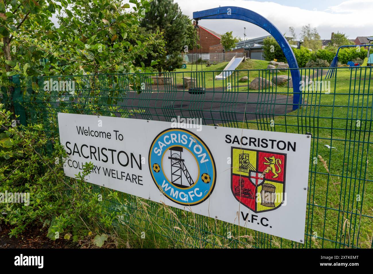 Sacriston, County Durham, UK.Sacriston Colliery Welfare FC - football ...