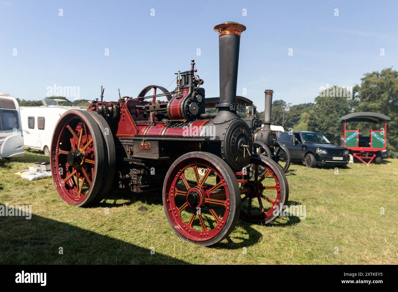 Burrell Devonshire traction engine. Astle Park Steam Rally 2024 Stock ...