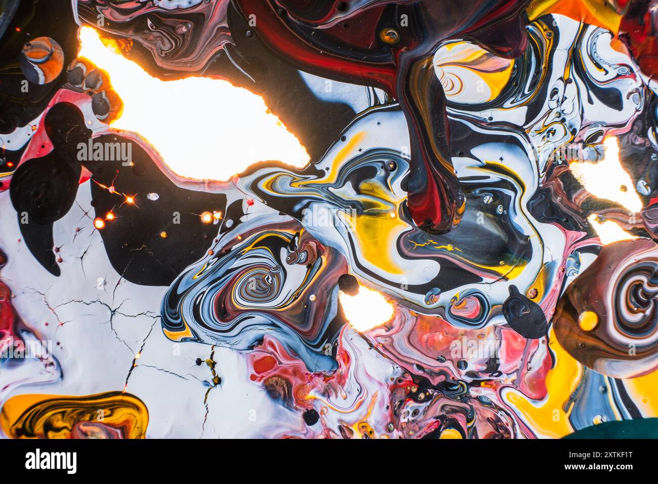 Dreaming in Parallel is a conceptual artwork using acrylic painting on ...
