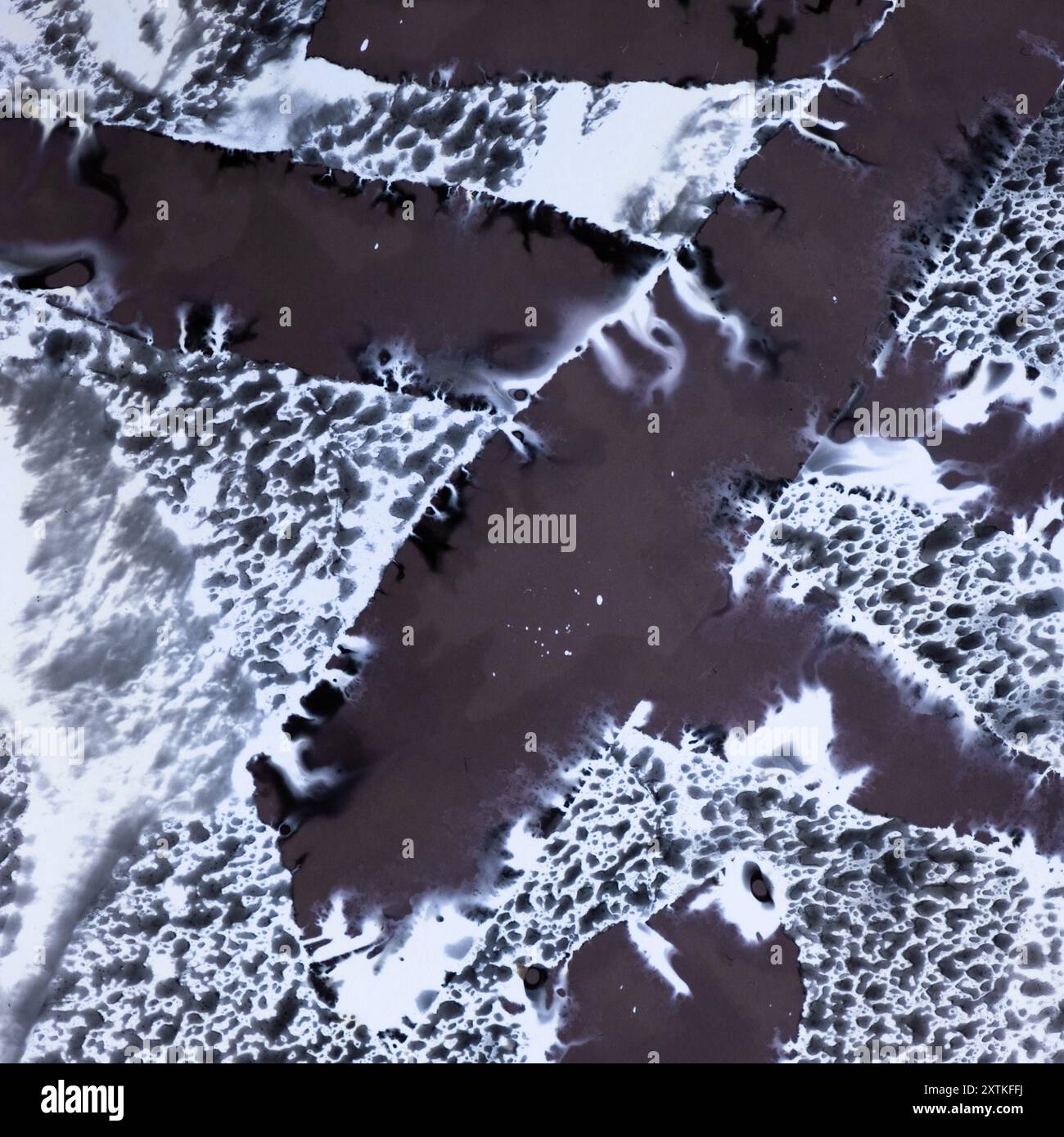 Psychological, conceptual photography using chemigrams. Image ...