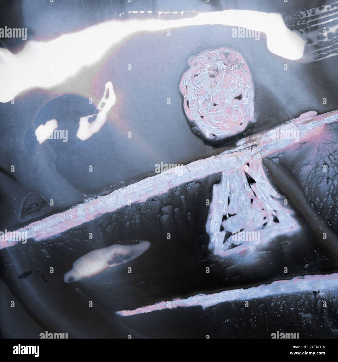 Surreal self-portrait using chemigrams. Using creative process for ...