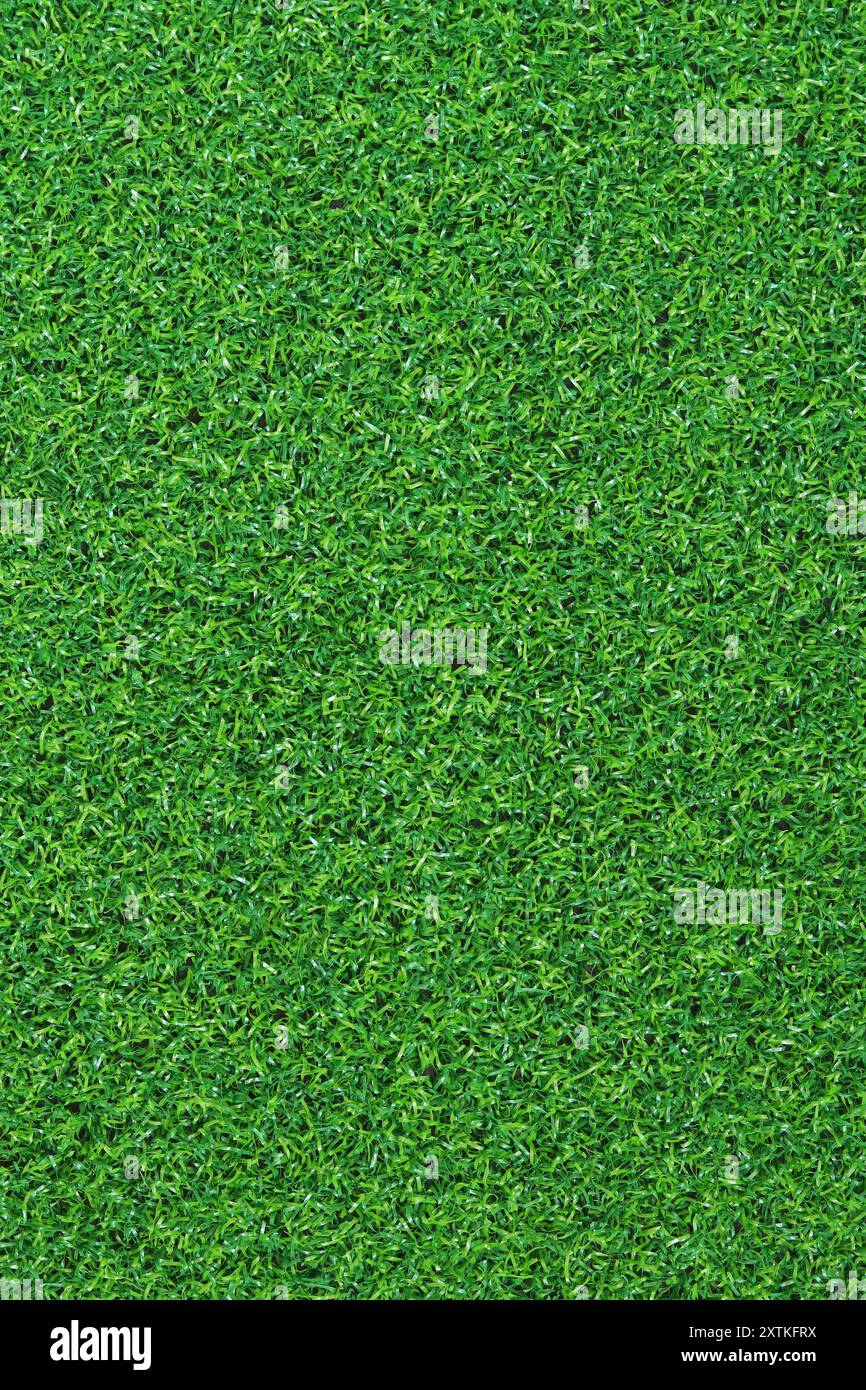 Artificial green grass mat, top view. Texture. Artificial turf, surface ...