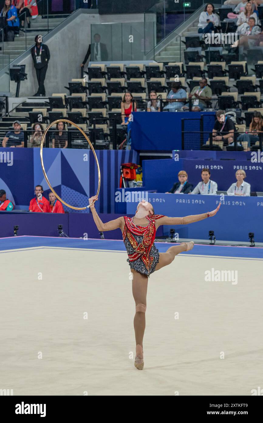 Paris, France - 08 08 2024: Olympic Games Paris 2024. View of wommen's ...