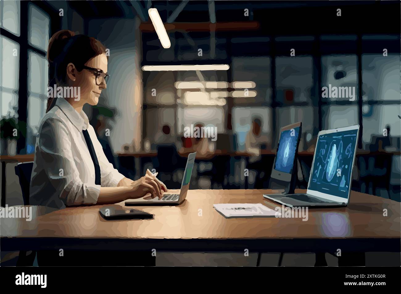 Focused on your future Stock Vector Images - Alamy