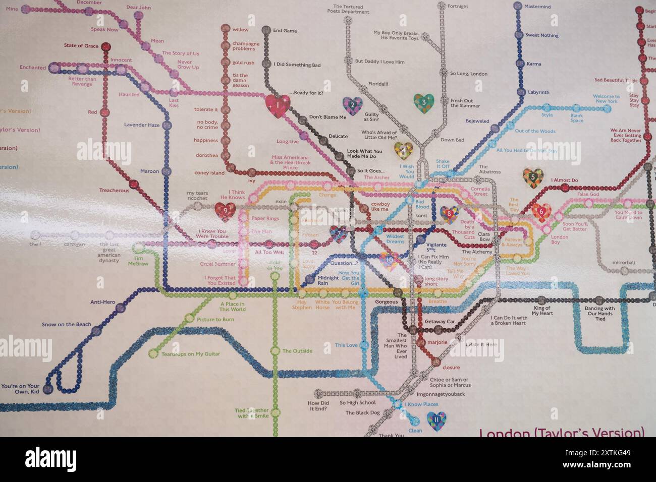 First london tube map hi-res stock photography and images - Alamy