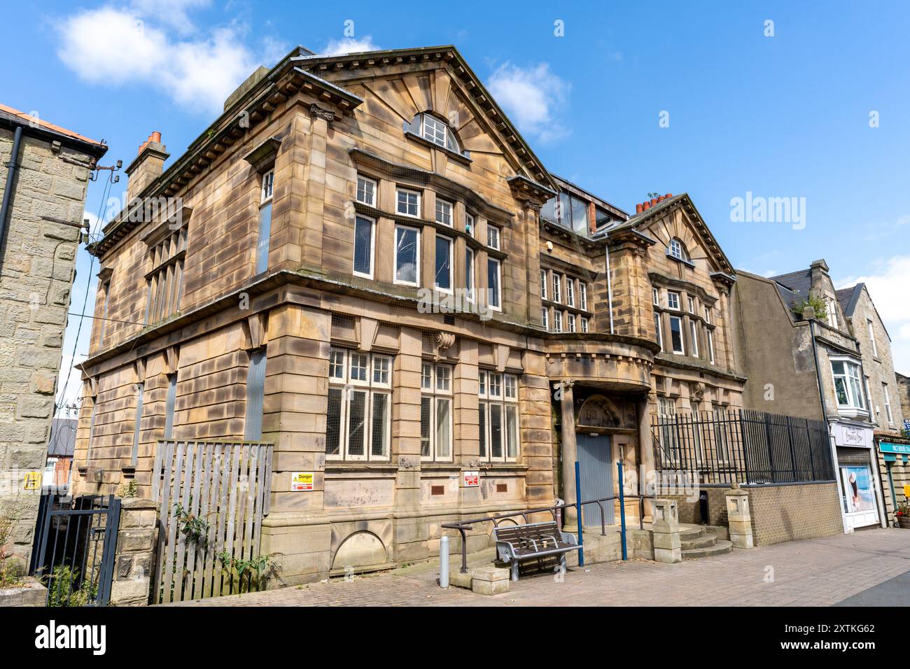 Stanley, County Durham, UK. Former Stanley Council offices on Front ...