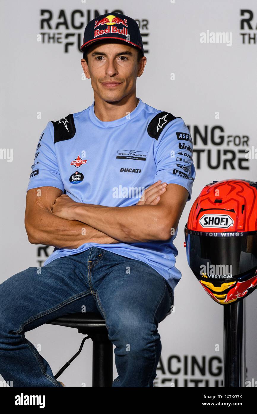 Marc MARQUEZ (SPA) - Gresini Racing MotoGP attends the Press Conference ...
