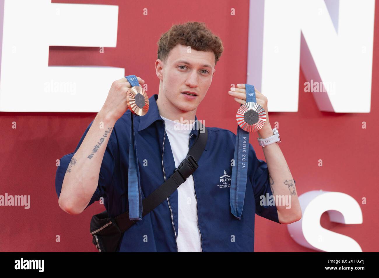London, UK, August 14, 2024. Noah Williams attends the Alien Romulus UK ...