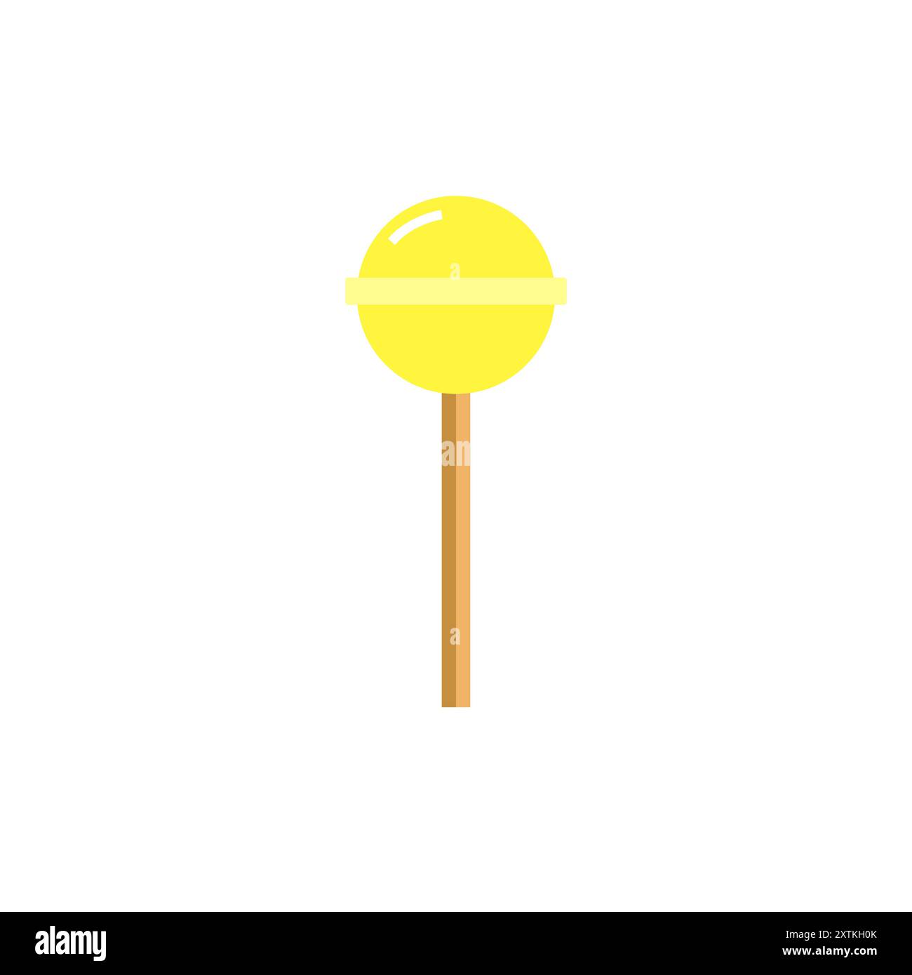 Lollipop vector illustration isolated on white background. Cartoon ...