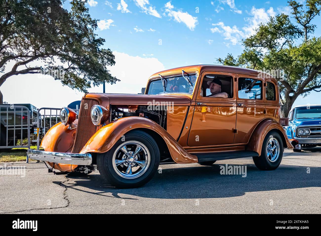 Gulfport, MS - October 02, 2023: Low perspective front corner view of a ...
