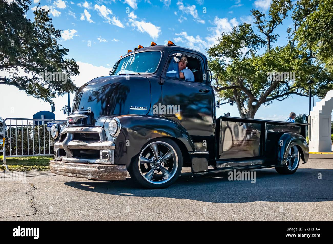 Gulfport, MS - October 02, 2023: Low perspective front corner view of a ...