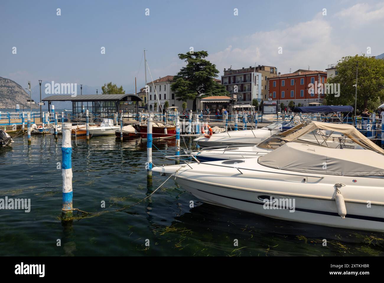 harbour of Iseo at Lago d'Iseo Stock Photo - Alamy