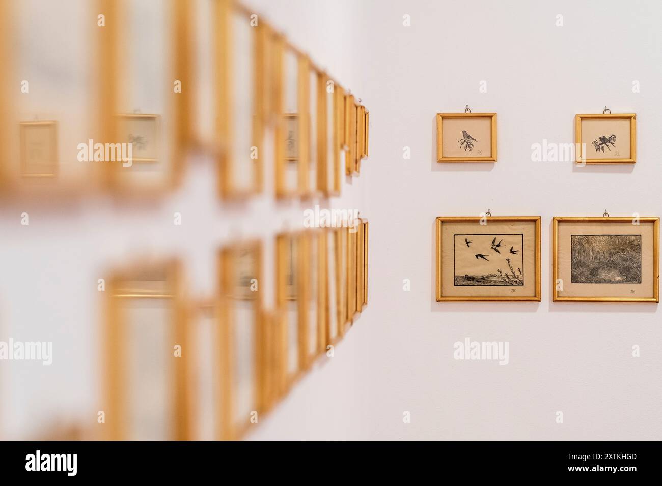 Interior of the Johannes Larsen Museum in Kerteminde, Denmark. Larsen ...