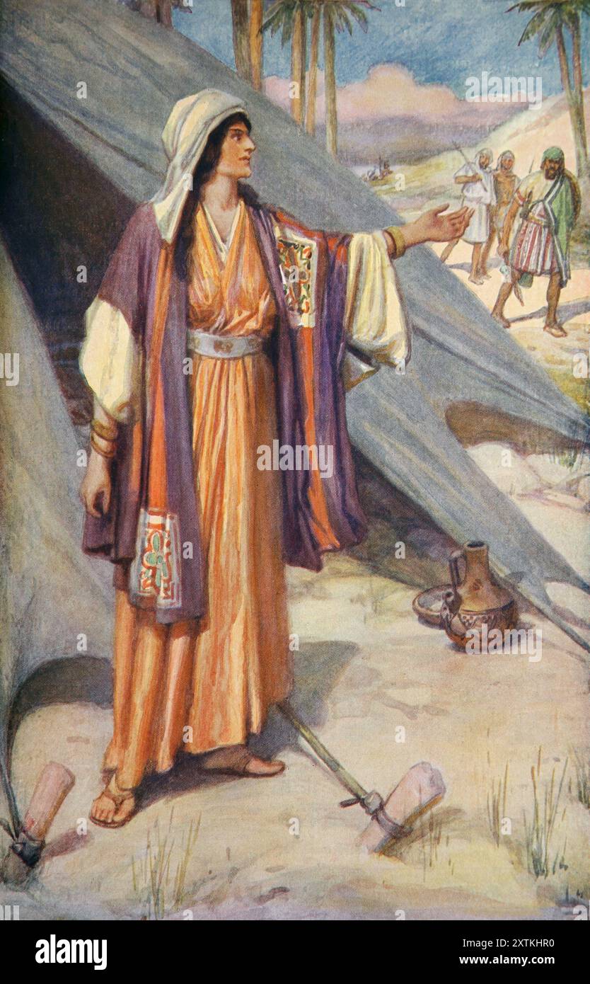 Jael Calling to Barak and his men after she had killed Sisera The ...