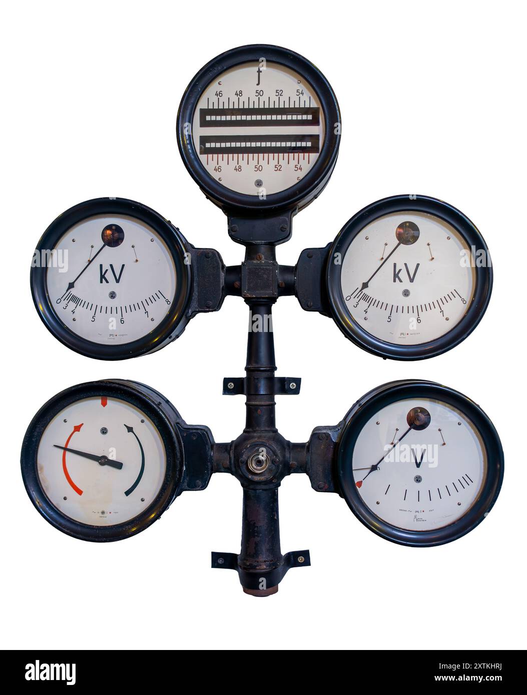 Synchroscope Voltmeter Frequency Meter For Synchronization Process Of Matching Frequency