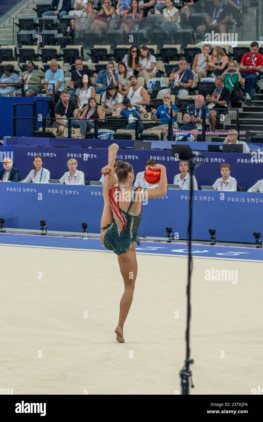Paris, France - 08 08 2024: Olympic Games Paris 2024. View of wommen's ...
