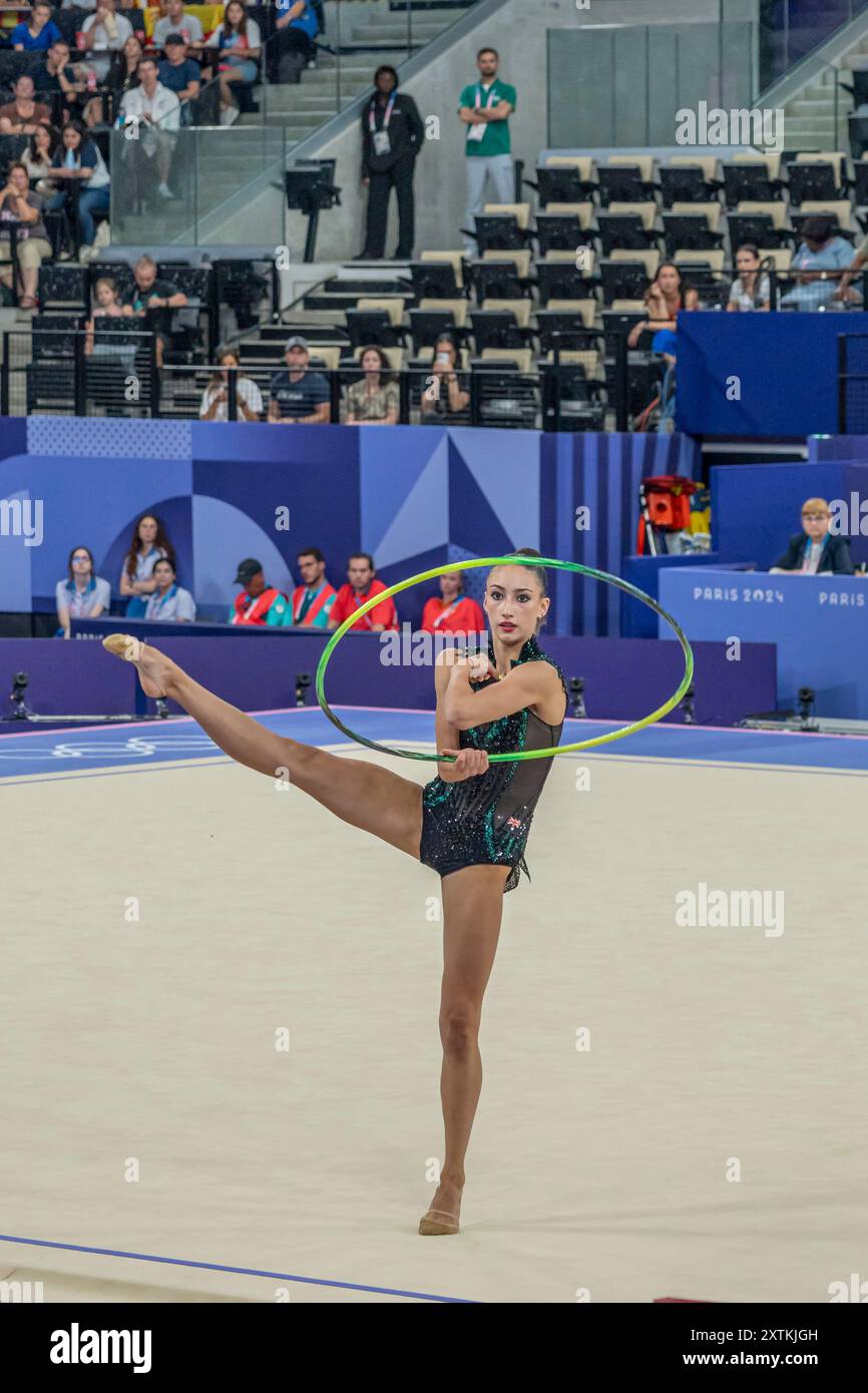Paris, France - 08 08 2024: Olympic Games Paris 2024. View of wommen's ...