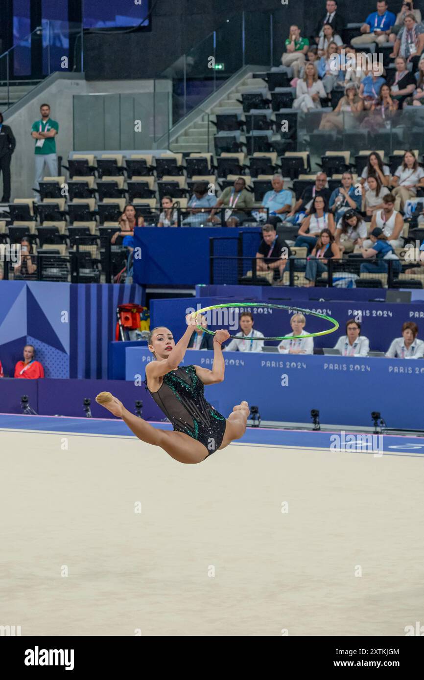 Paris, France - 08 08 2024: Olympic Games Paris 2024. View of wommen's ...