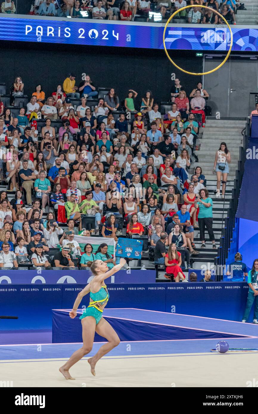 Paris, France - 08 08 2024: Olympic Games Paris 2024. View of wommen's ...