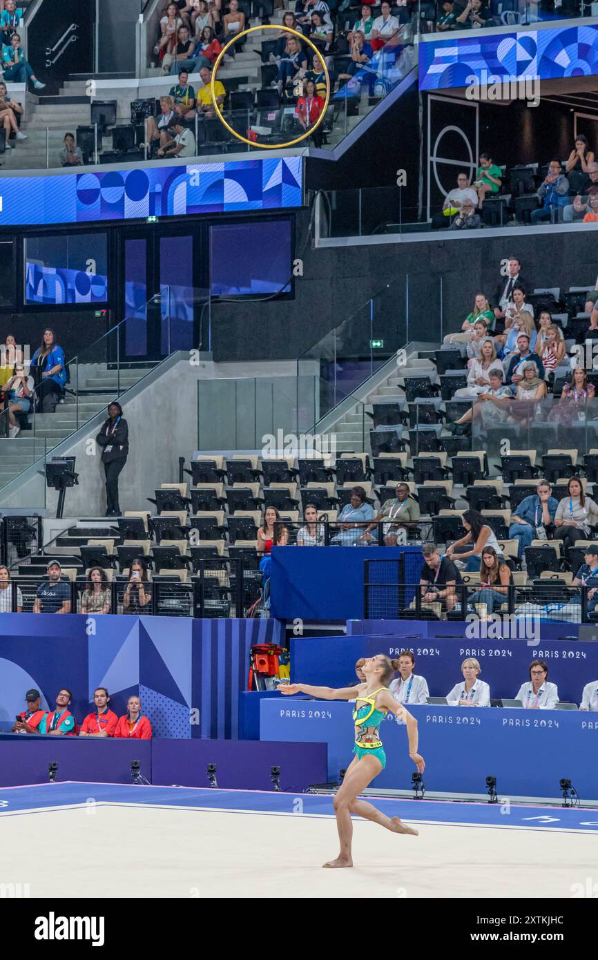Paris, France - 08 08 2024: Olympic Games Paris 2024. View of wommen's ...
