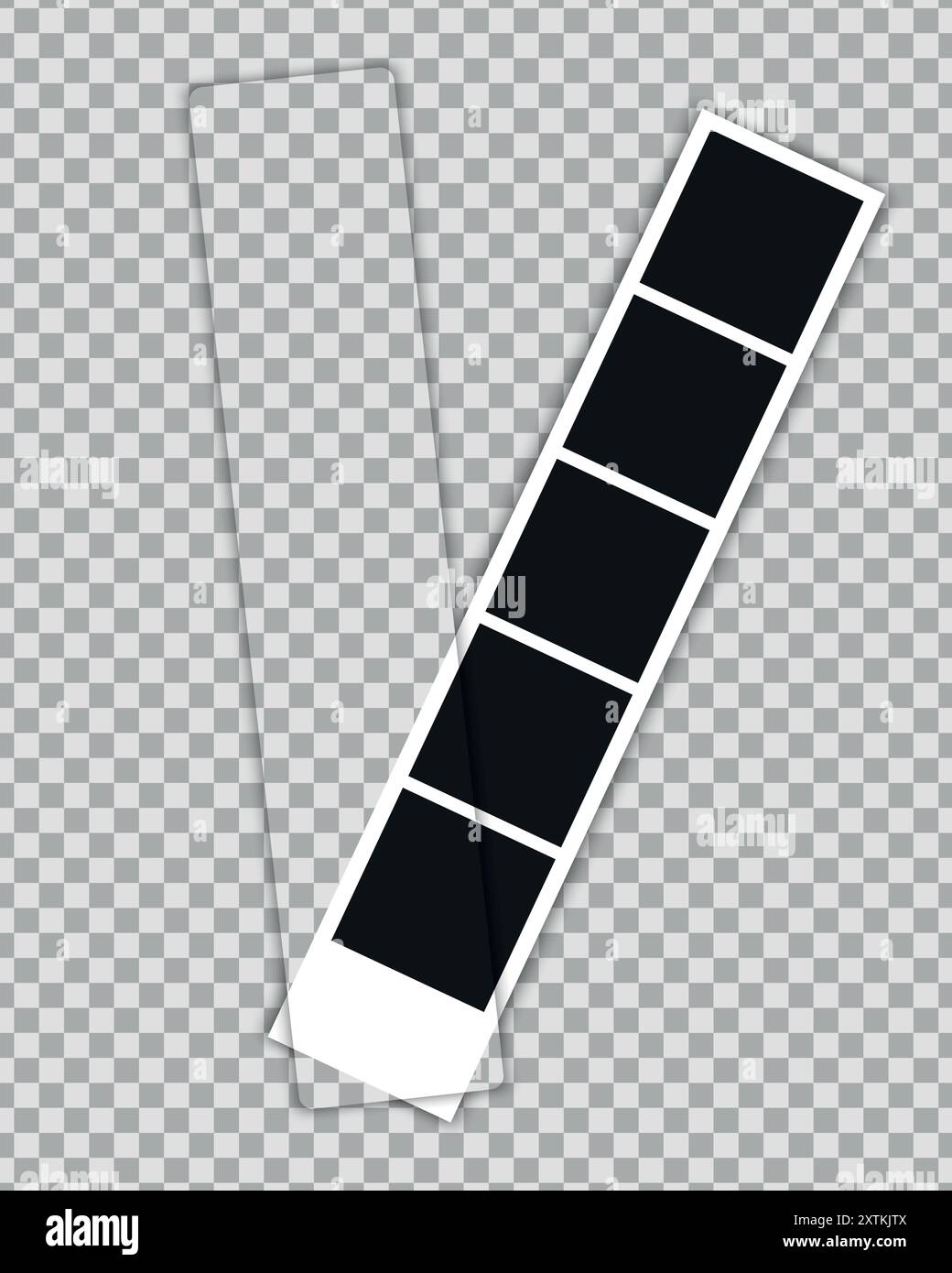 Two photo booth pictures on transparent background. Photo strip ...