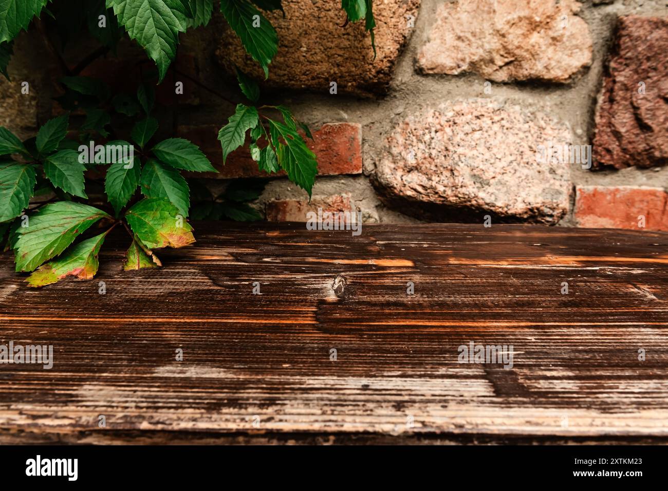 Empty wooden table against hi-res stock photography and images - Alamy