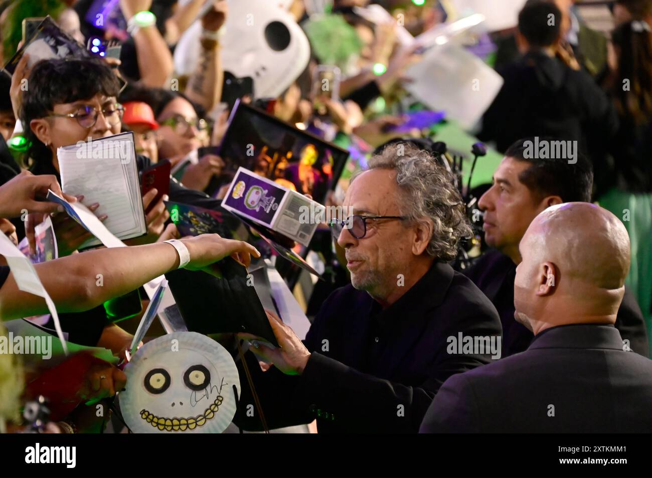 Mexico City, Mexico. 14th Aug, 2024. American Director Tim Burton is ...