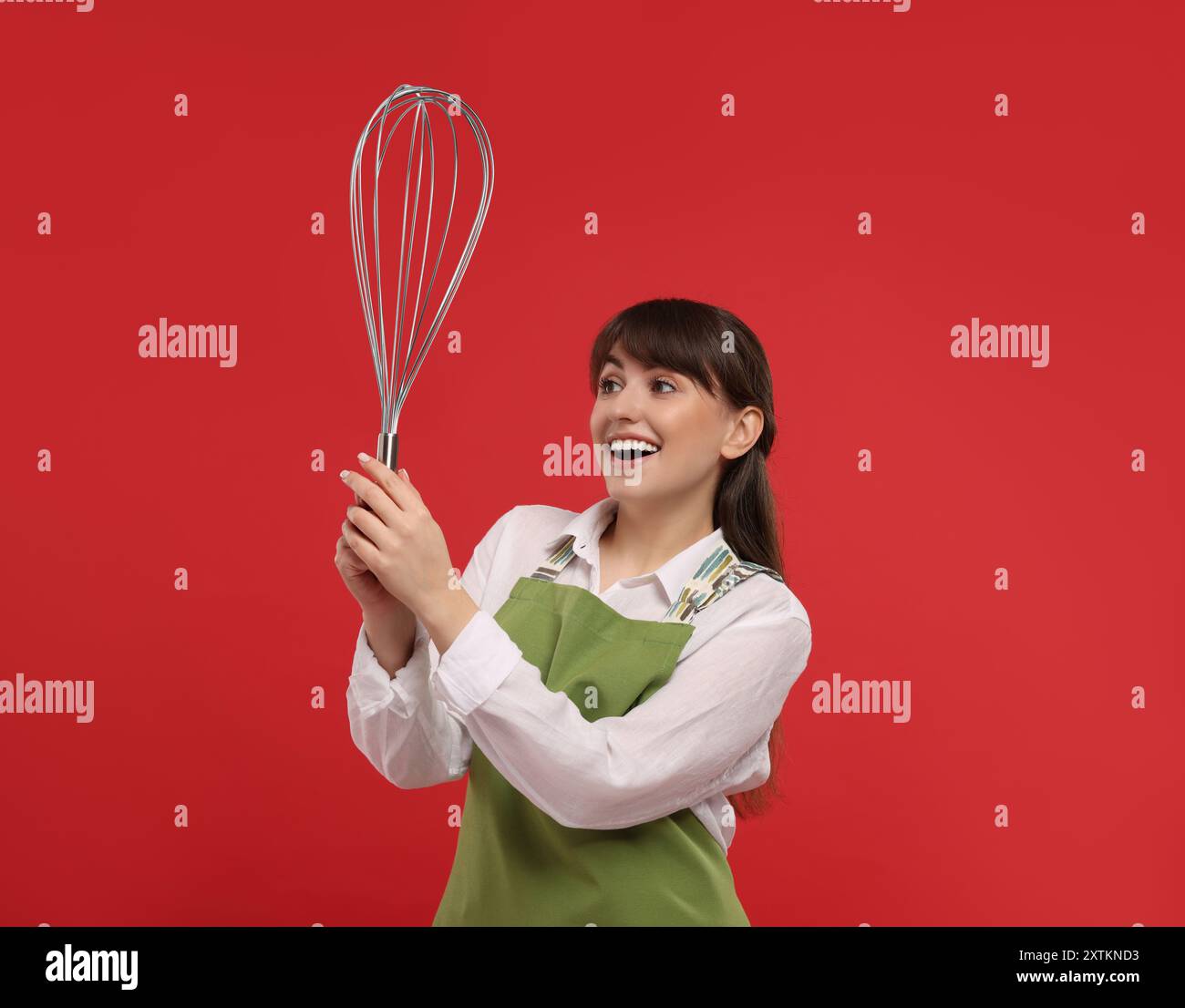 Happy female chef big hi-res stock photography and images - Alamy