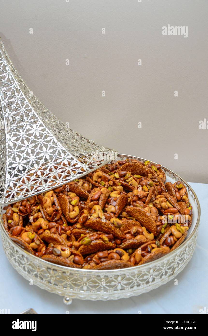 Traditional Moroccan sweet pastries and cookies Stock Photo - Alamy