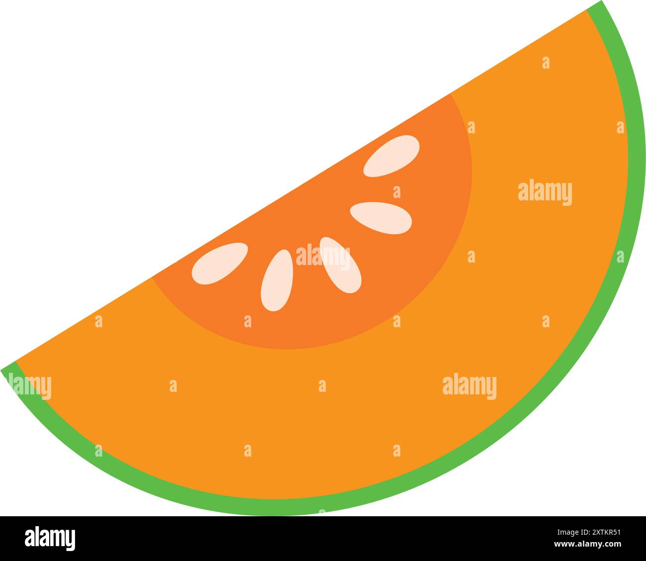 Melon vector. melon on white background. logo design. symbol Stock ...