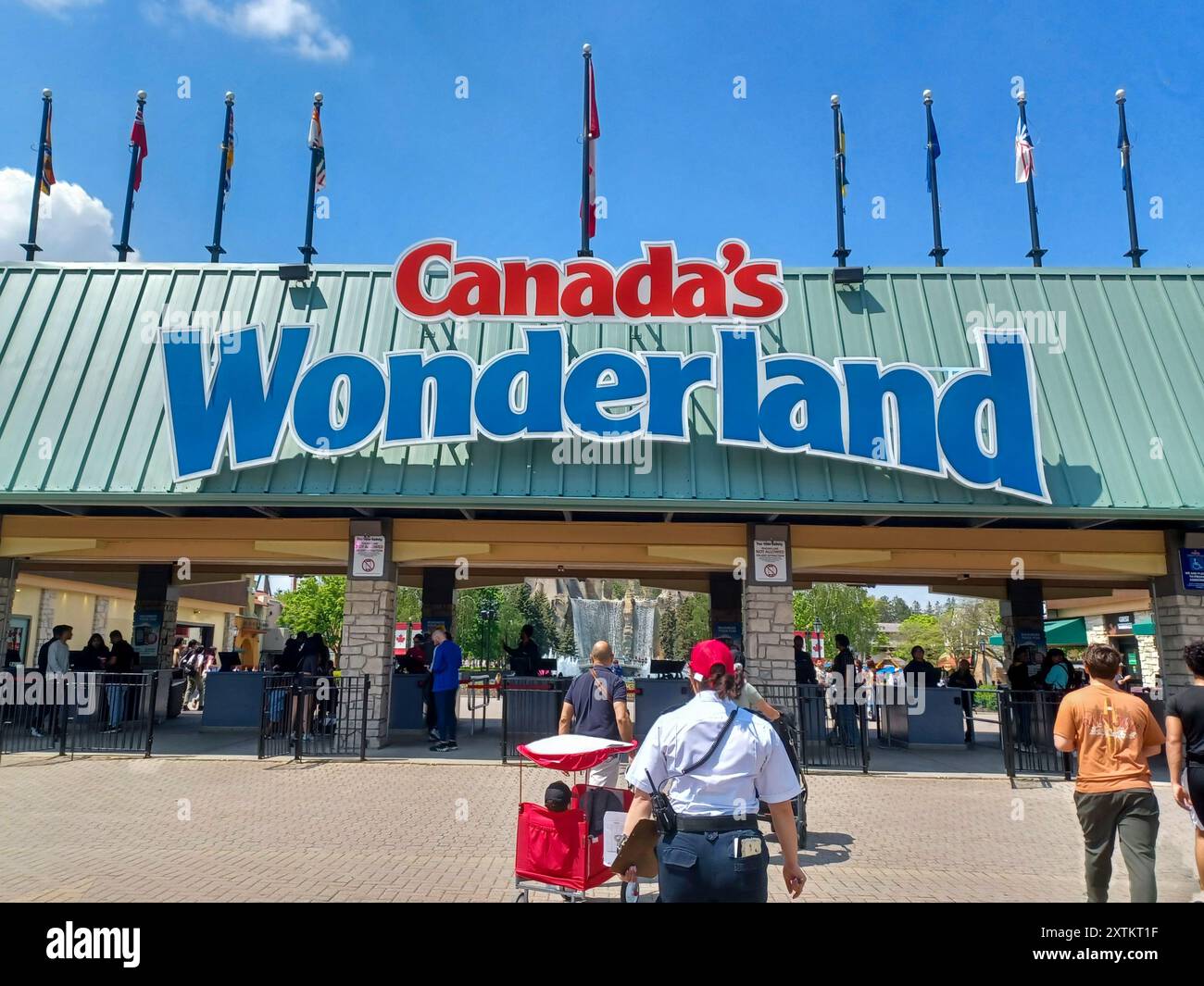 Toronto, ON, Canada – July 2, 2024: Entrance view of Wonderland ...