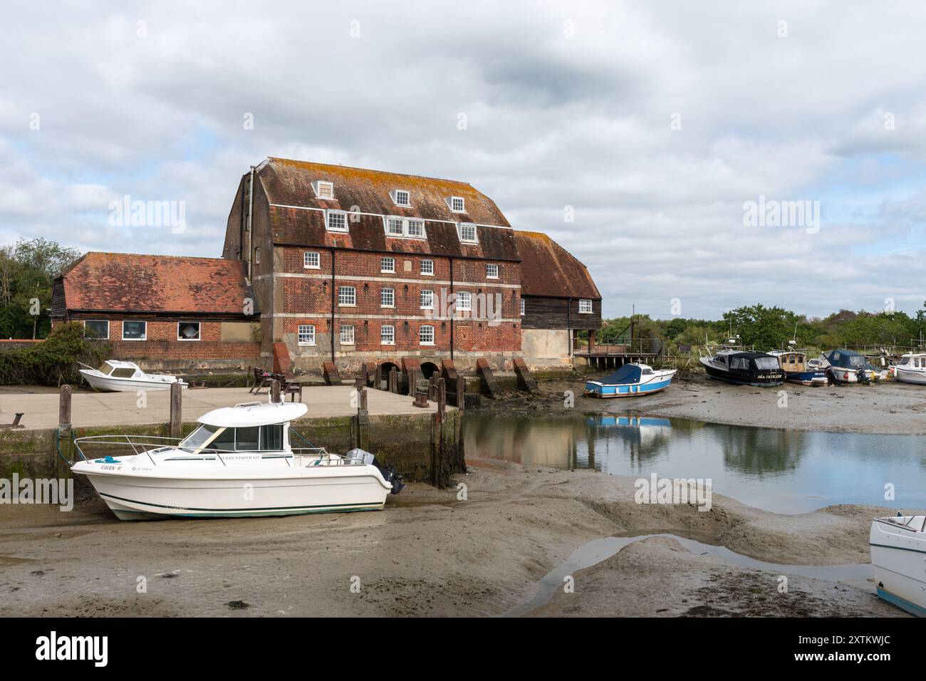Ashlett Creek Mill, a historic tidal mill on an inlet of Southampton ...