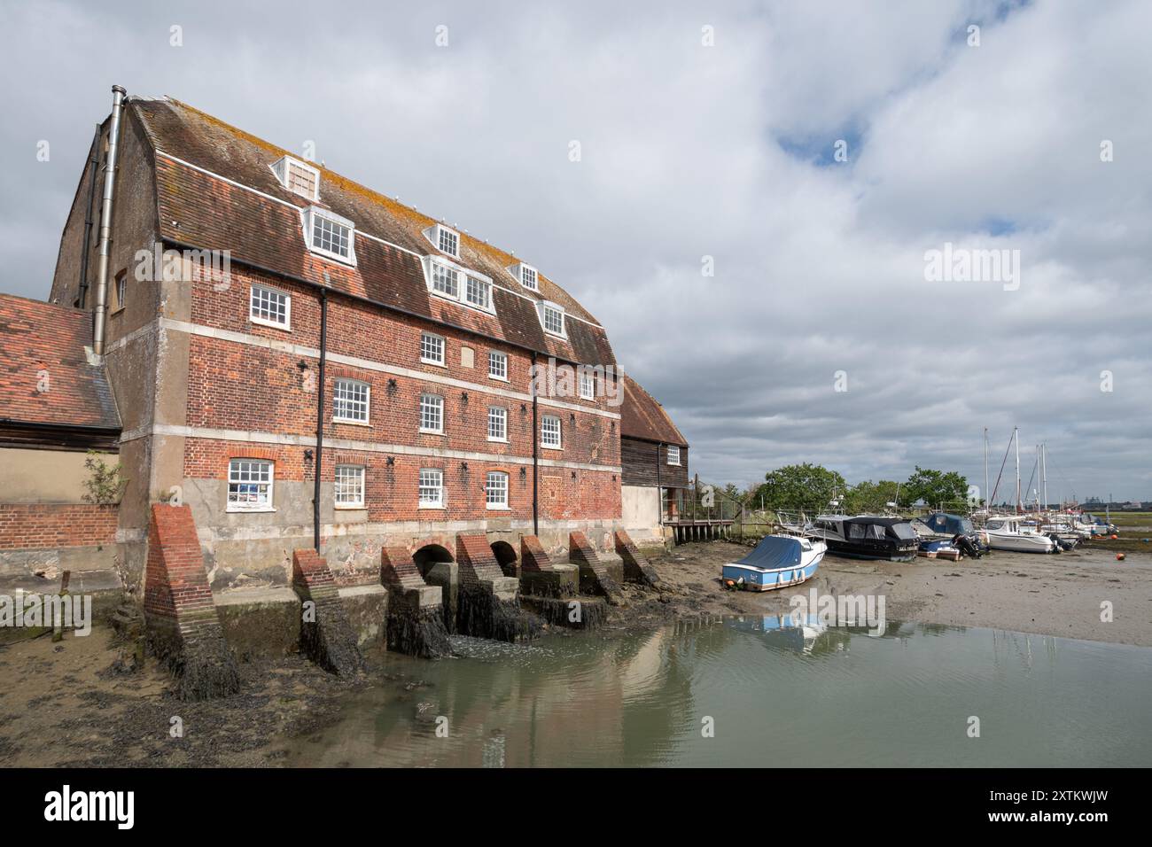 Ashlett Creek Mill, a historic tidal mill on an inlet of Southampton ...