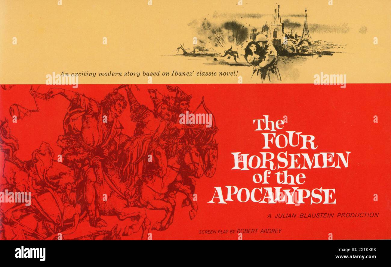 Pre-production promotional ad from 1960 for updated remake of THE FOUR ...