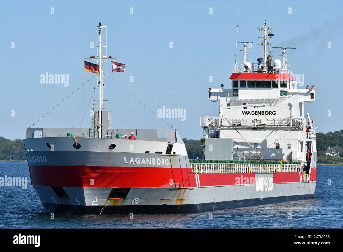 General Cargo Ship LAGANBORG Stock Photo - Alamy