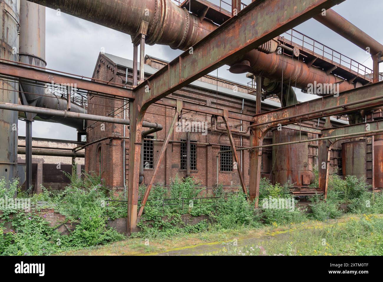 Landschaftspark Duisburg-Nord, a public park designed in 1991 by Latz ...