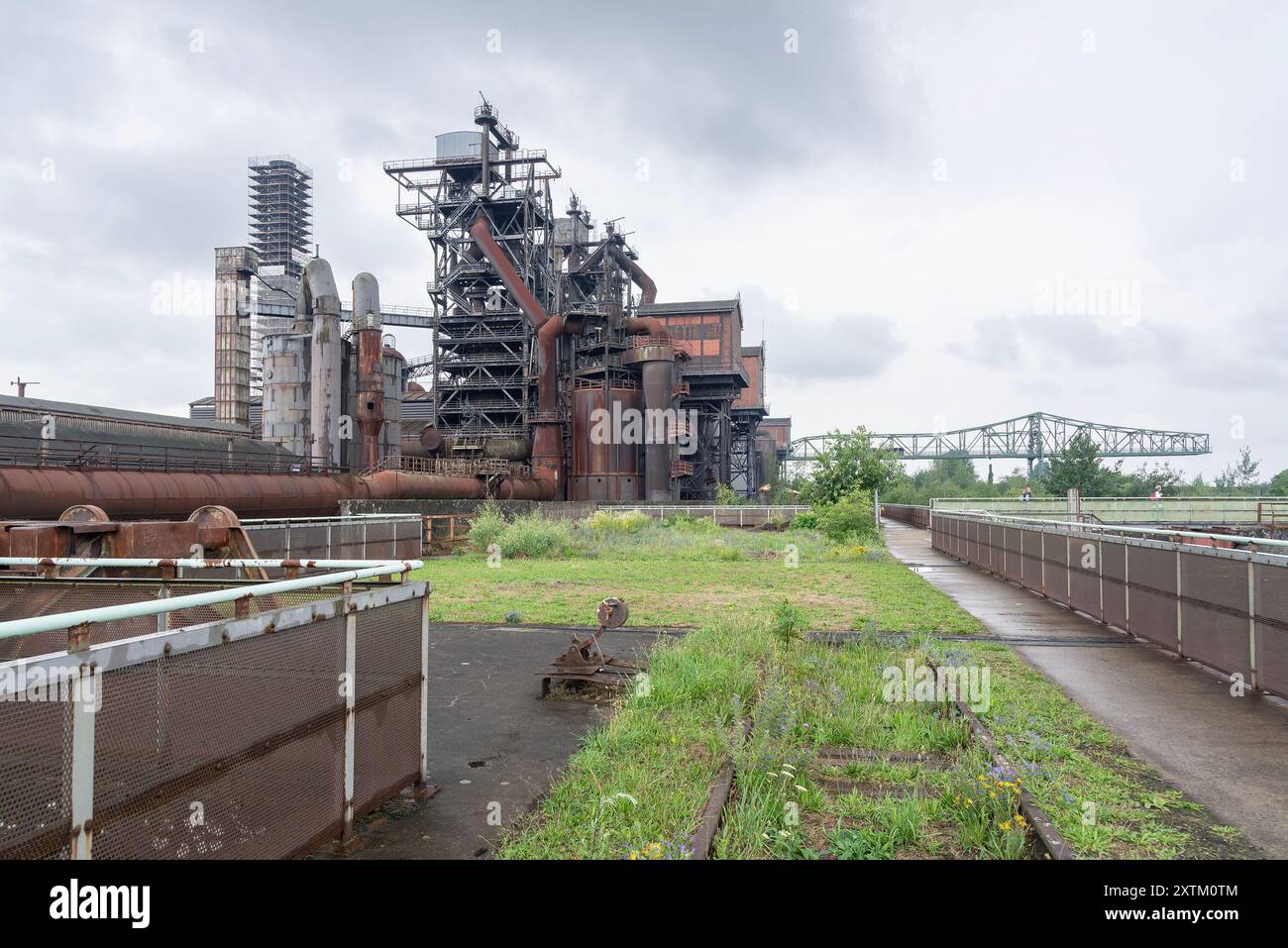 Landschaftspark Duisburg-Nord, a public park designed in 1991 by Latz ...