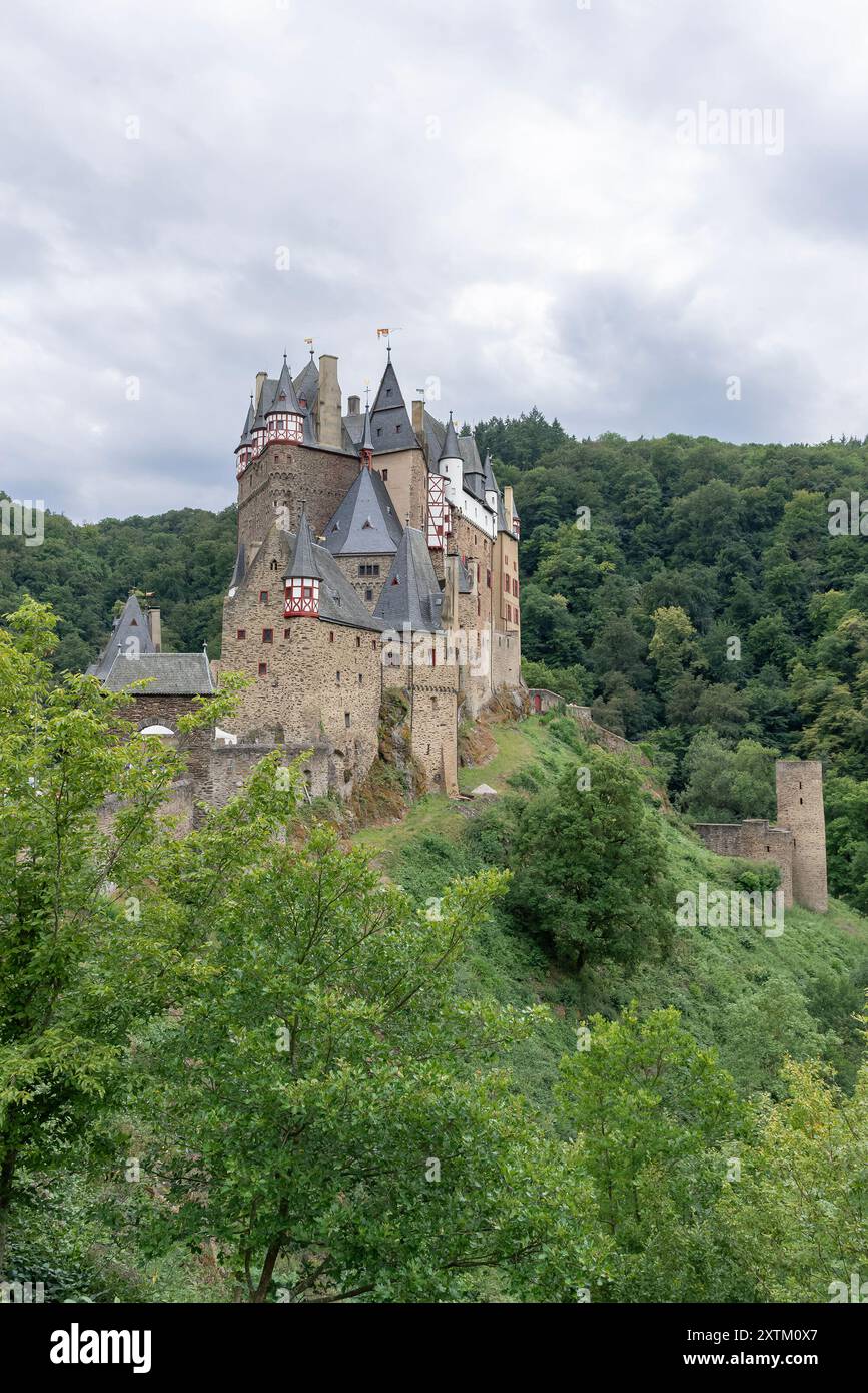 Wierschem, Germany - View on the Burg Eltz, a medieval castle build ...