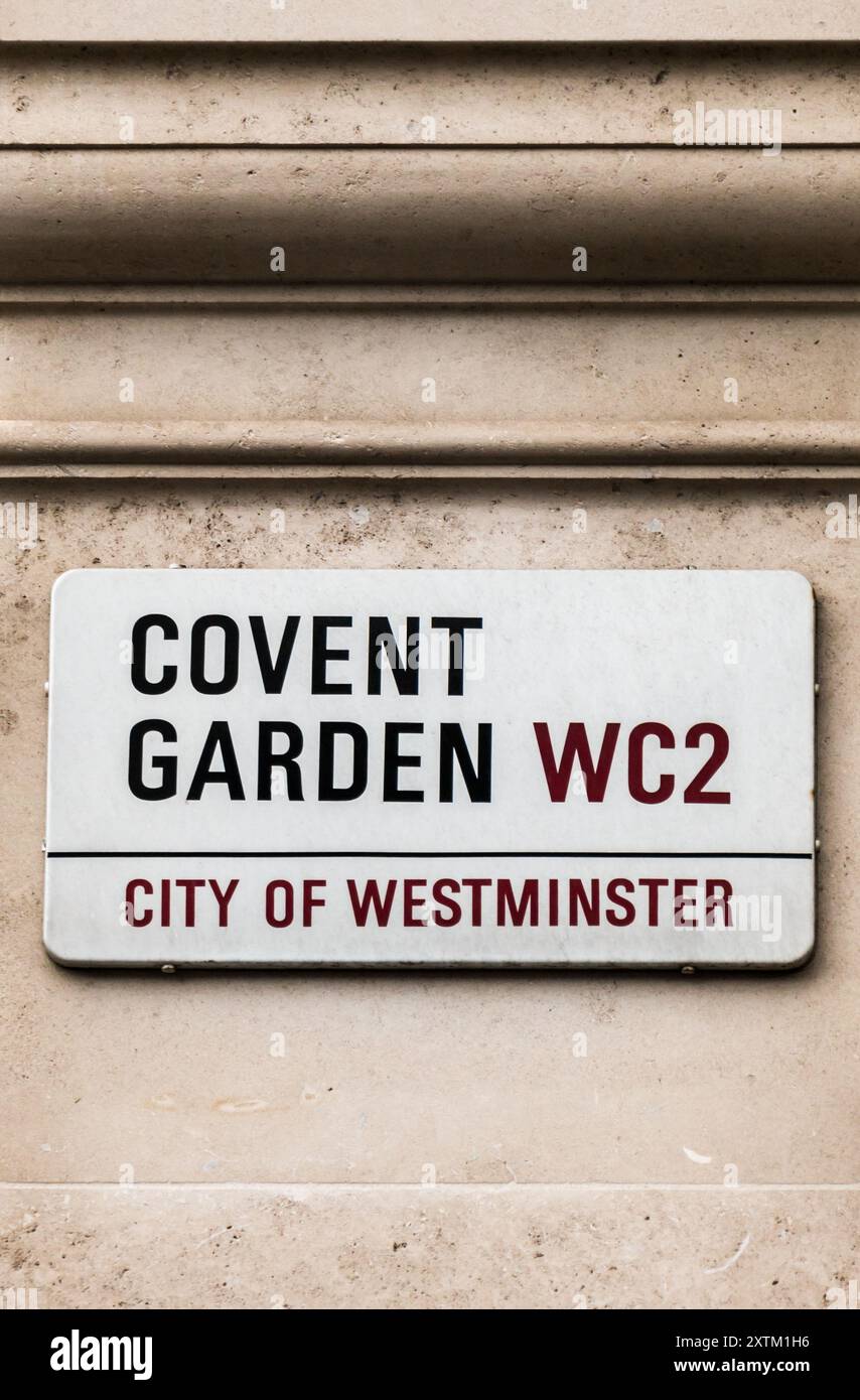 Covent Garden sign- Former fruit and vegetable market, Covent Garden ...