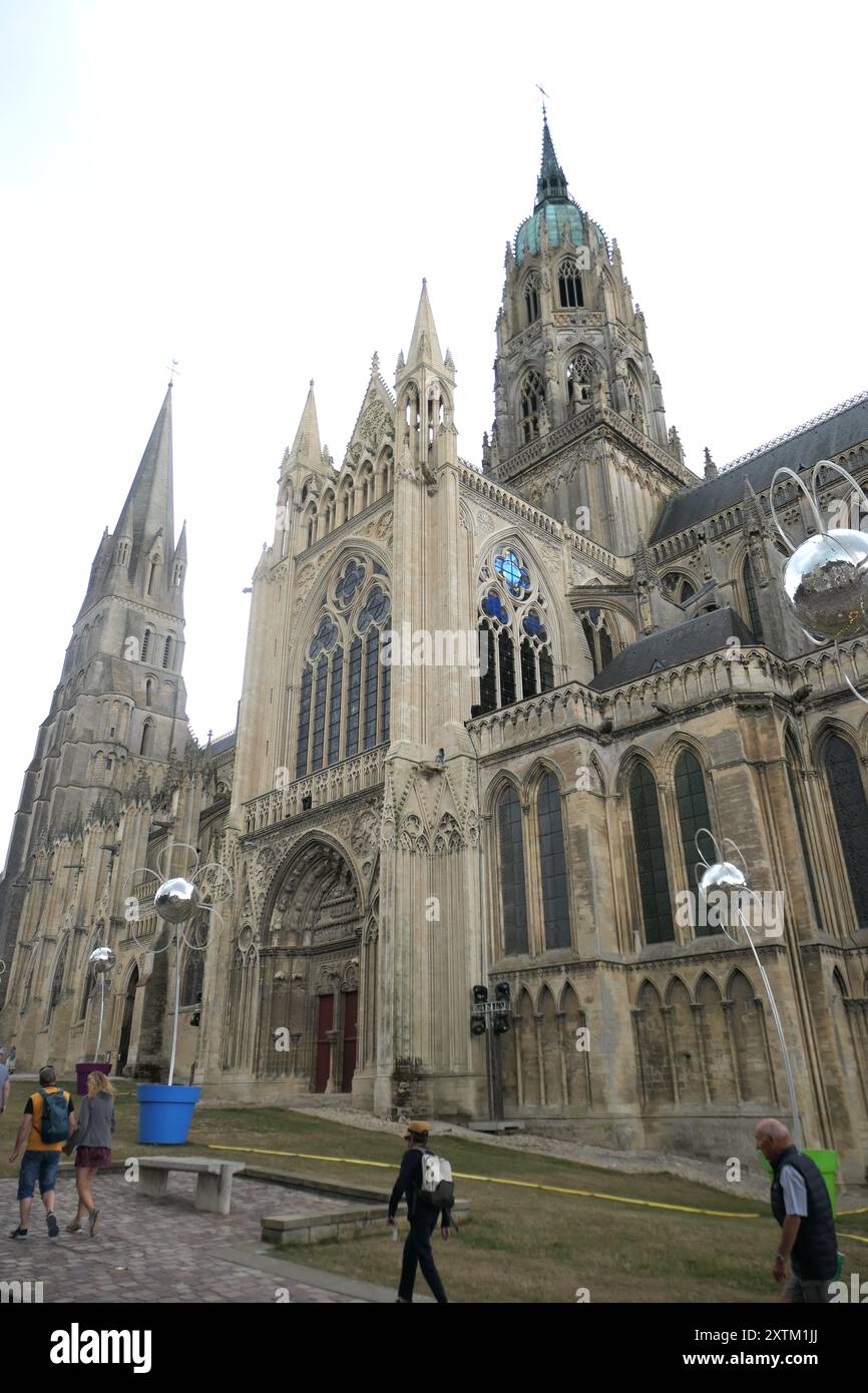 Bayeux Tapestry France French Normandy French culture spire old ...