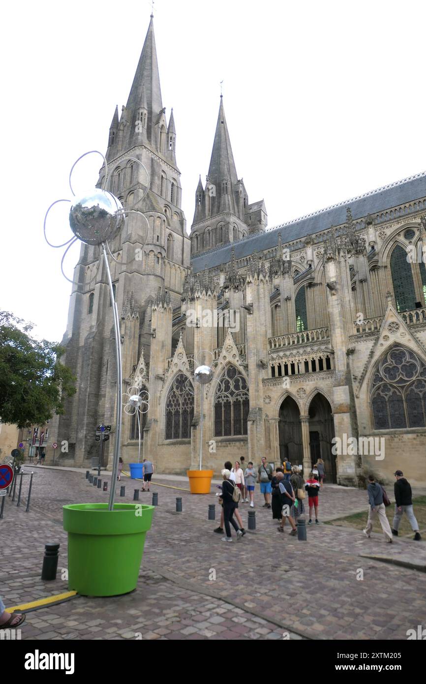 Bayeux Tapestry France French Normandy French culture spire old ...