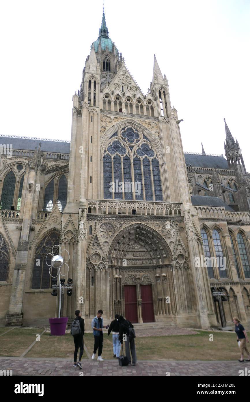 Bayeux Tapestry France French Normandy French culture spire old ...