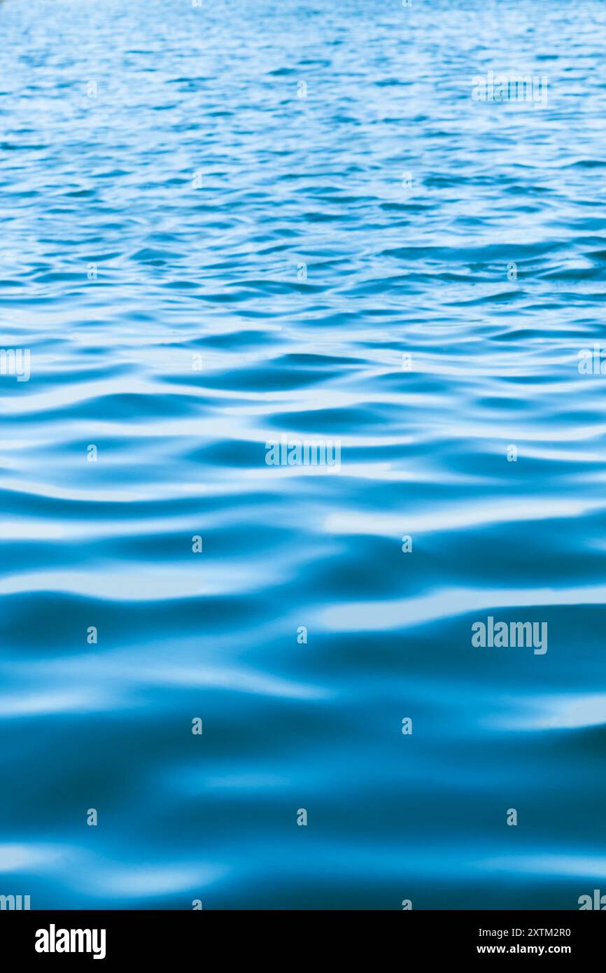 Water texture - Beautiful, clear, pure blue ripples in a body of water ...