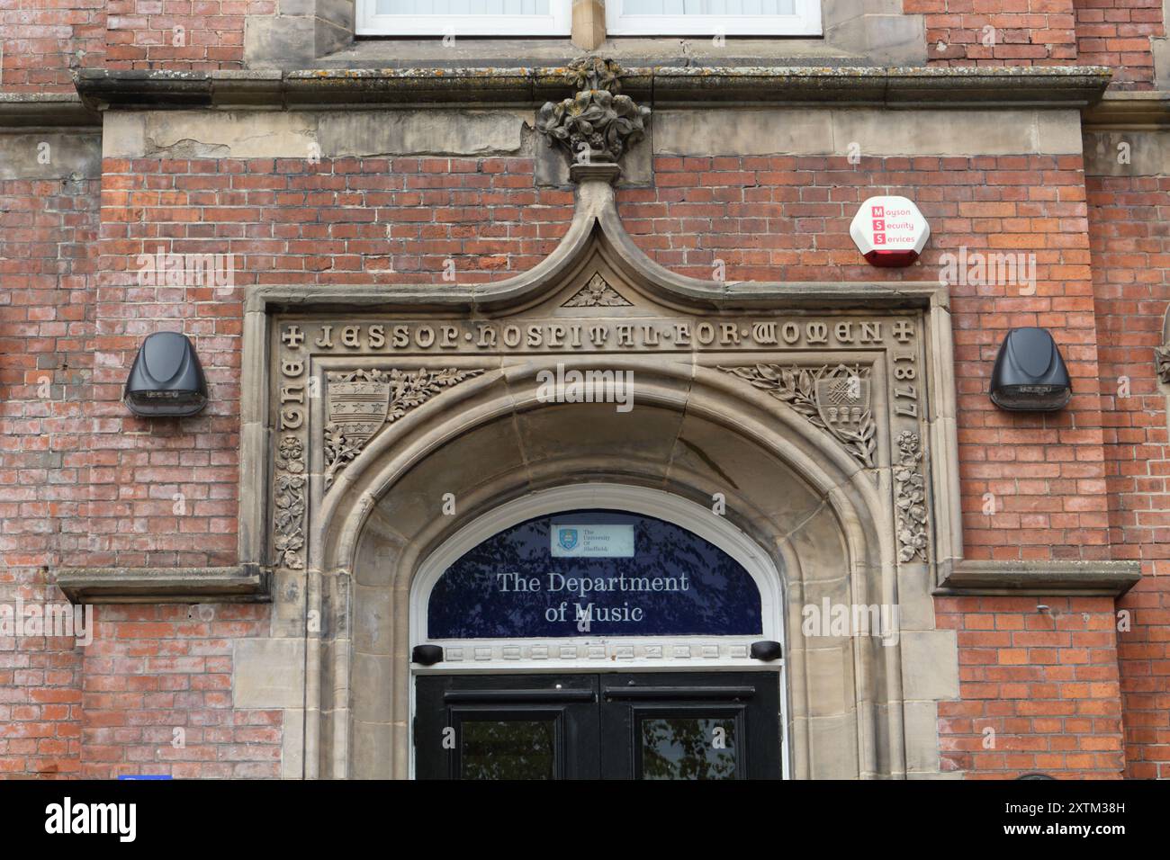 The Victorian wing and entrance of the former Jessop Hospital, now the ...