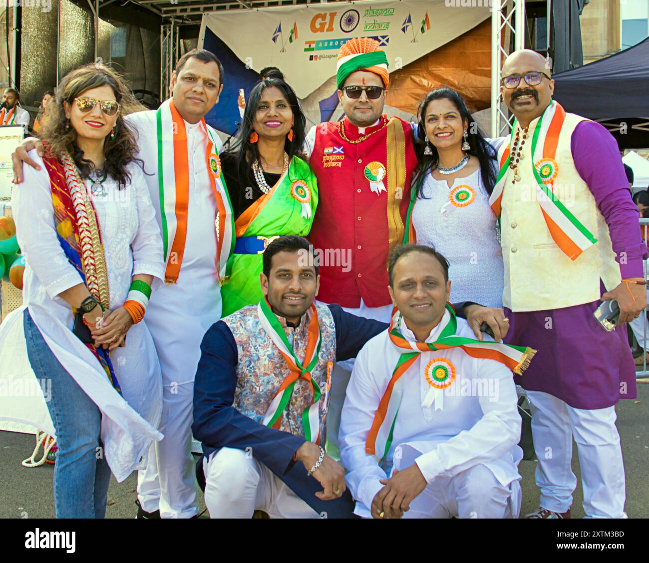 Glasgow, Scotland, UK.15th August, 2024. Indian National Day ...