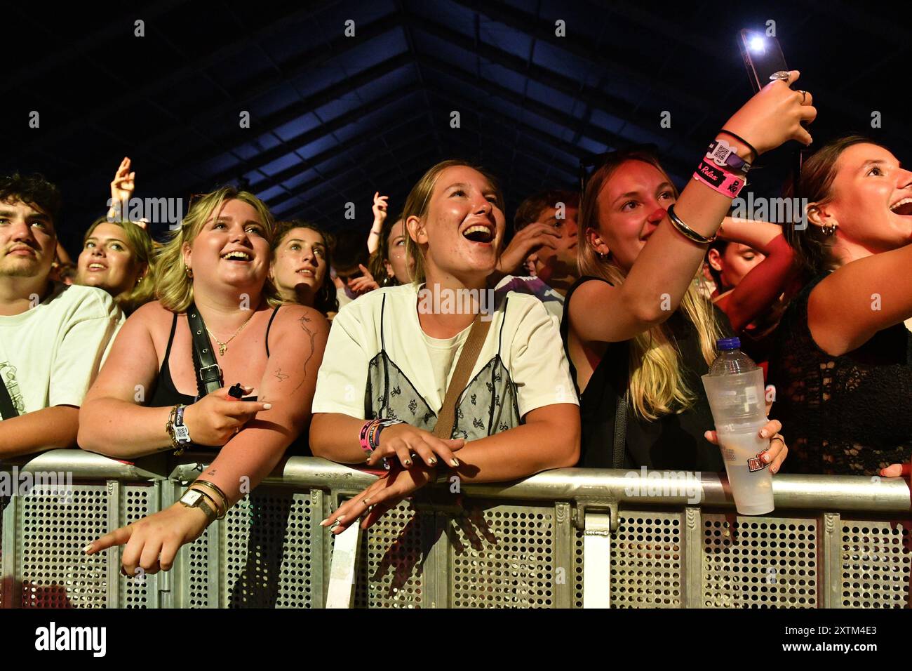 Hasselt, Belgium. 15th Aug, 2024. Festival visitors pictured during the ...