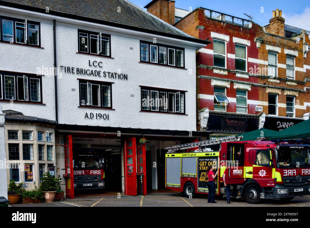 West hampstead fire station hi-res stock photography and images - Alamy