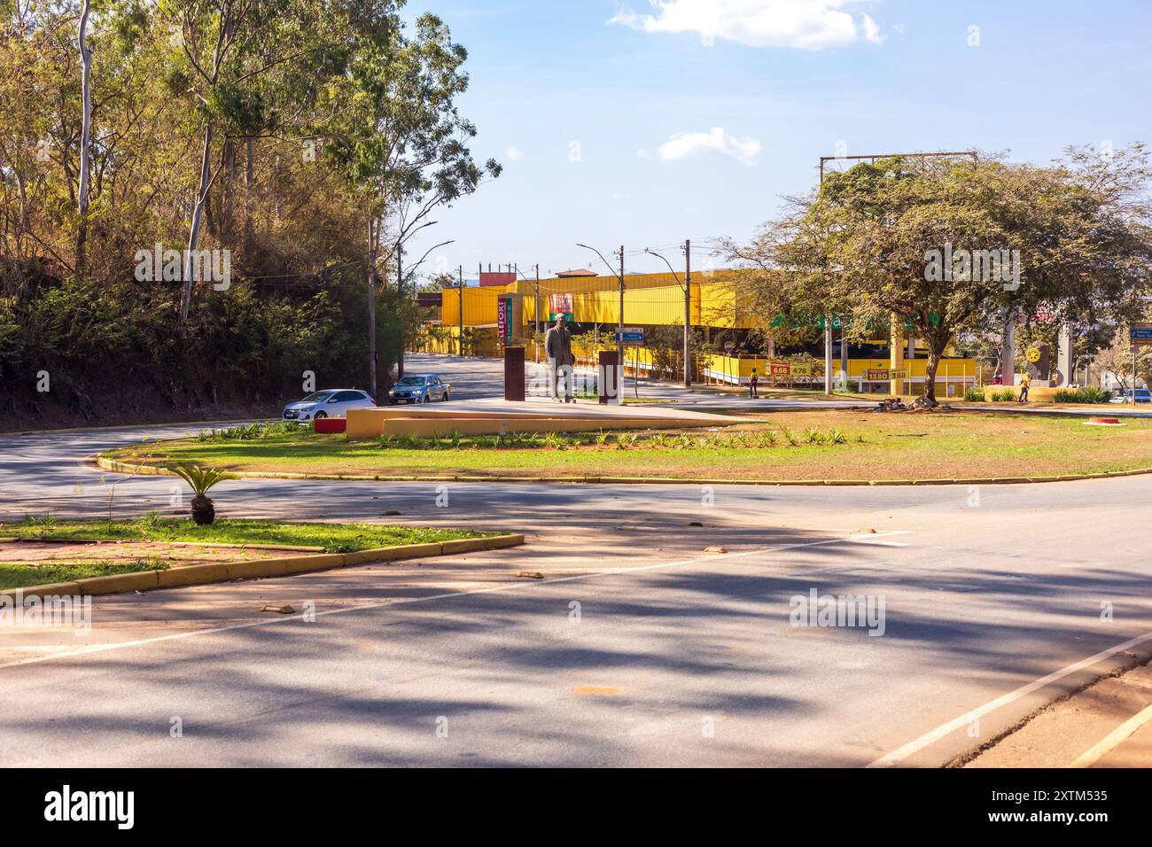 Itabira - Minas Gerais - Brasil - JUN 27 2024: Statue of Carlos ...